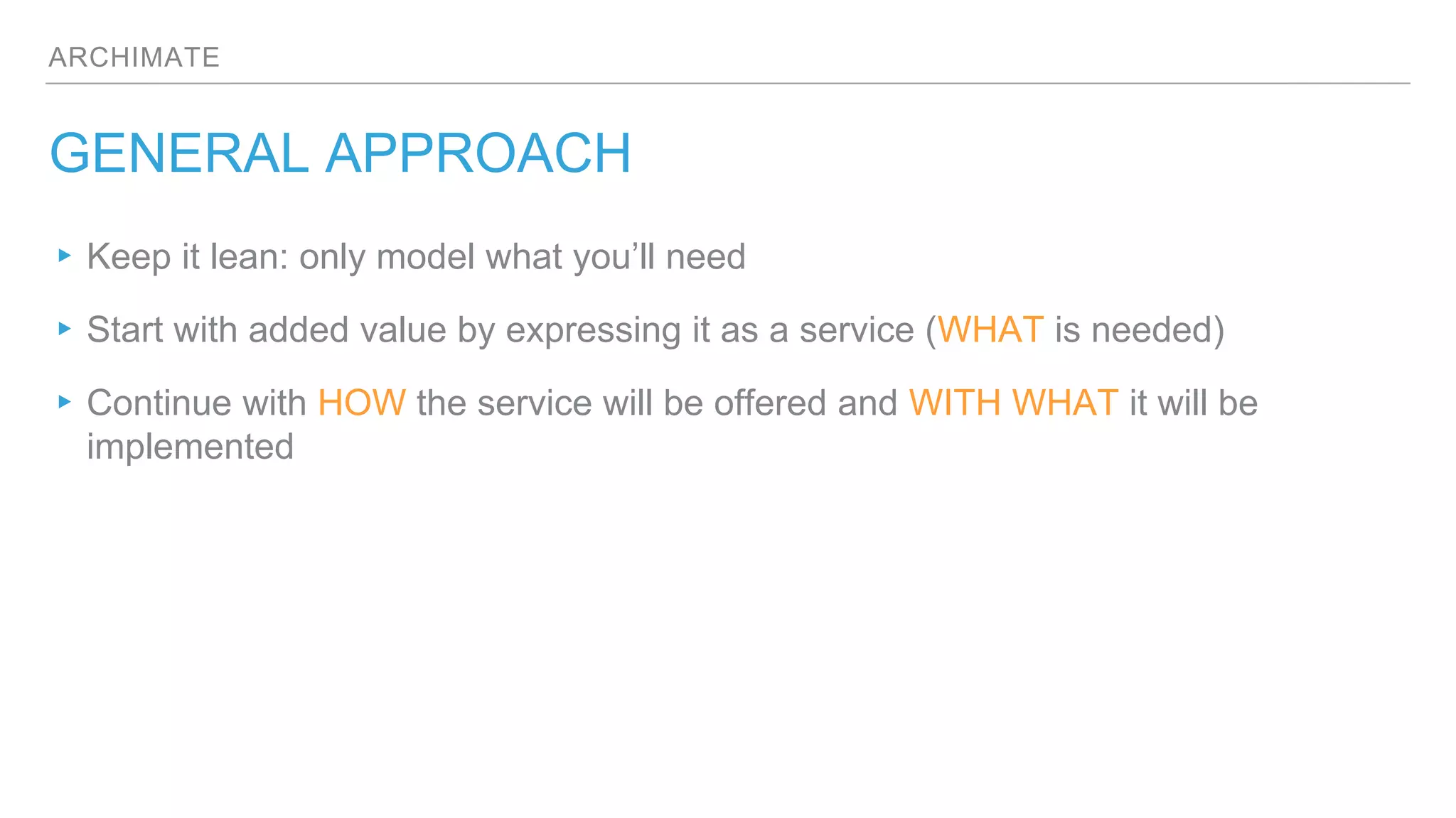 Archimate - an introduction | PPTX
