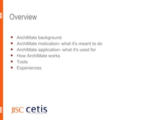 Archimate Overview | PPT
