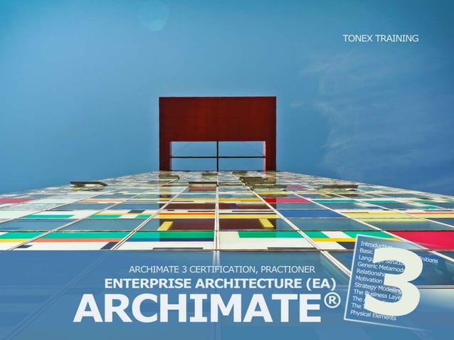ArchiMate Training, Enterprise Architecture (EA), ArchiMate 3 ...