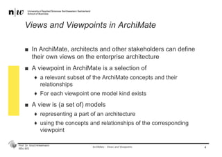 Archi mate views_and_viewpoints | PDF