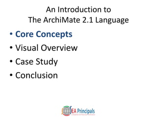 An Introduction to Enterprise Architecture Visual Modeling with The ArchiMate 2.1 Language | PDF