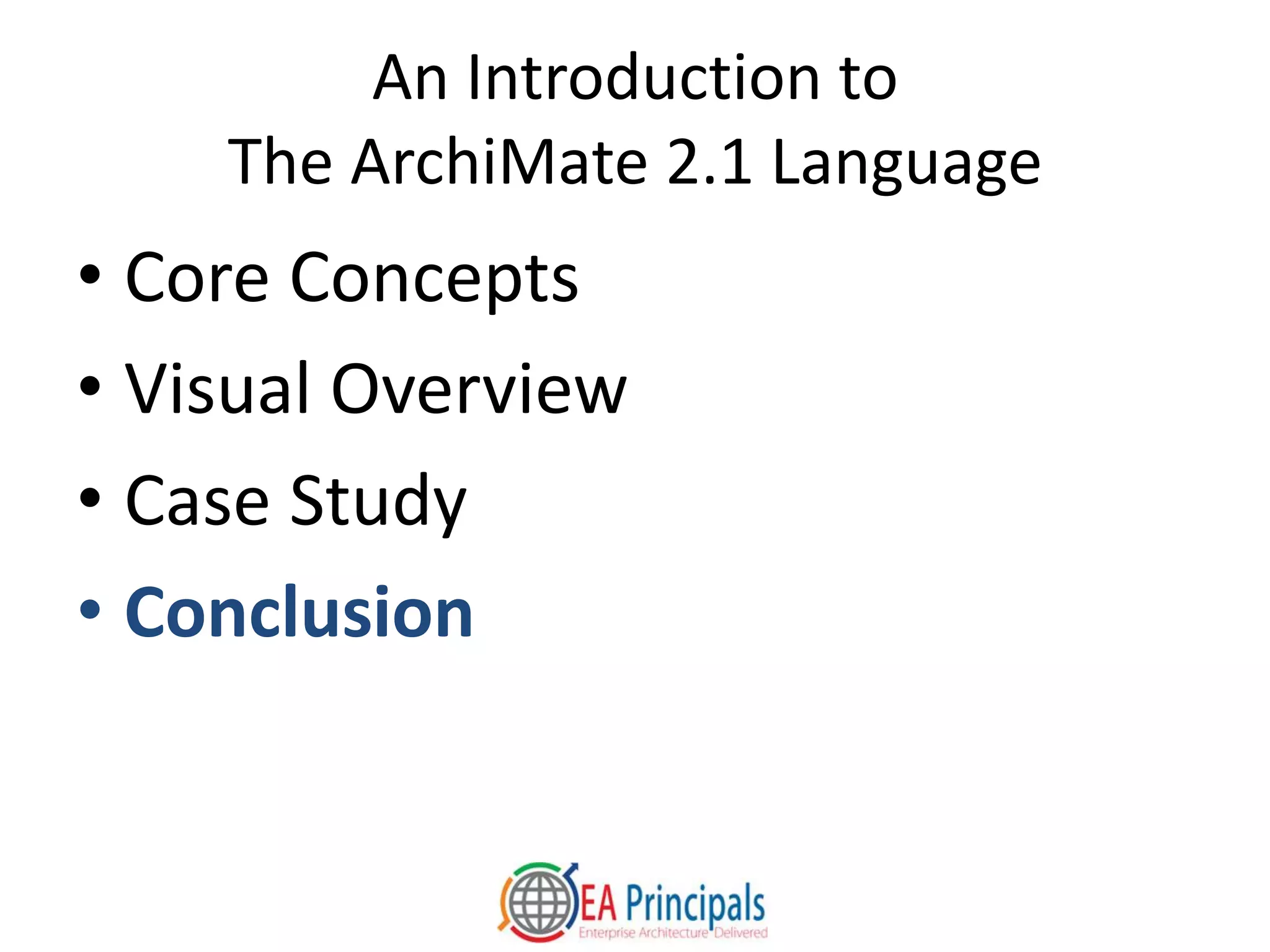 An Introduction to Enterprise Architecture Visual Modeling With The ...