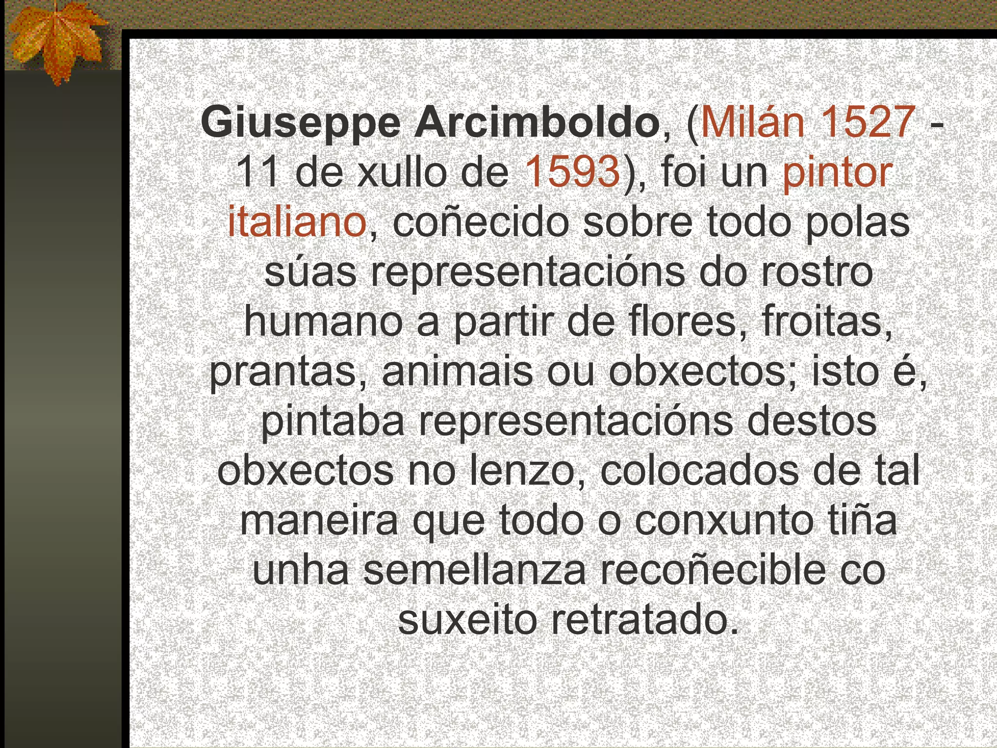 Archimboldo | PPT