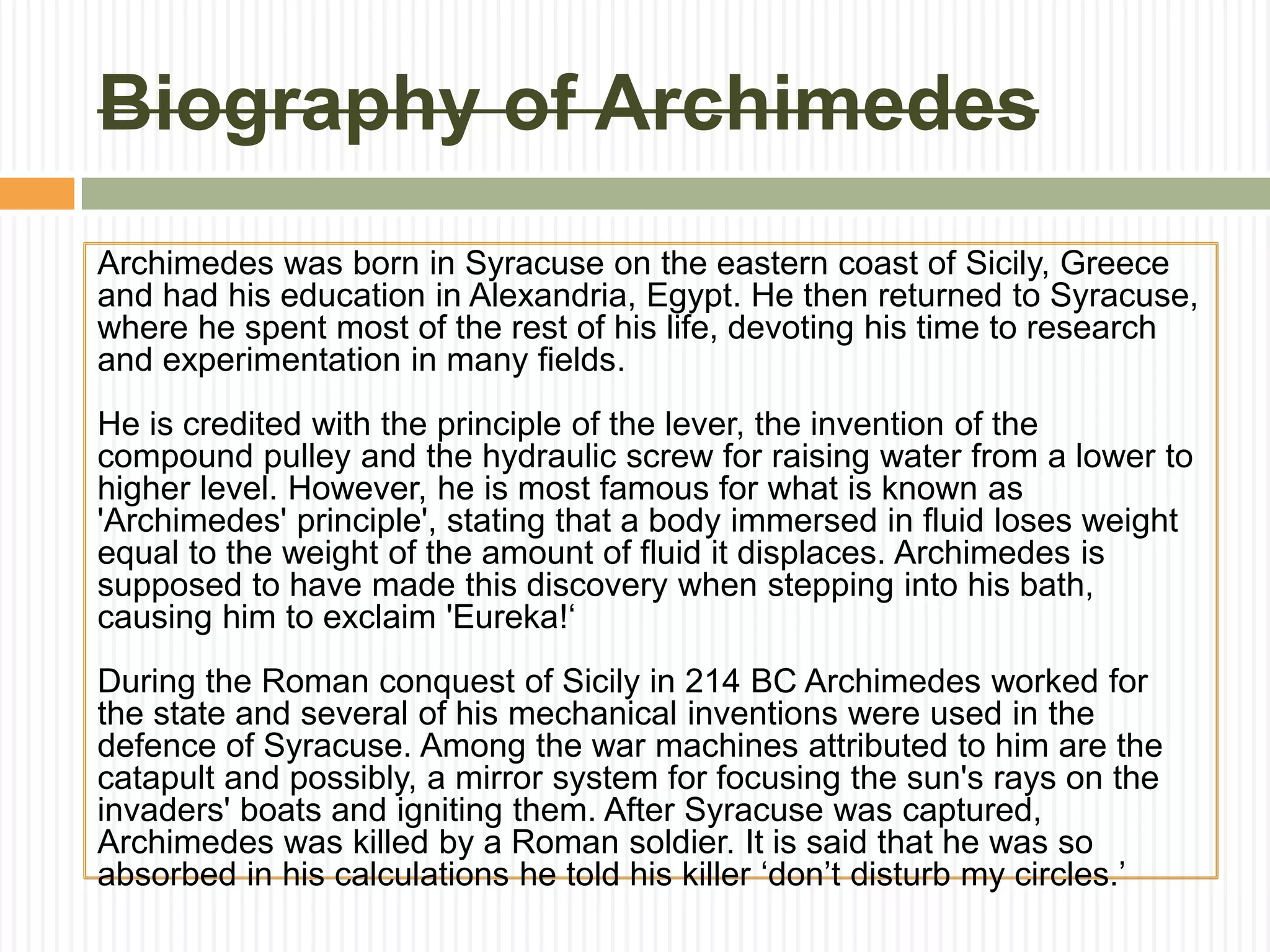 Archimedes | PPTX