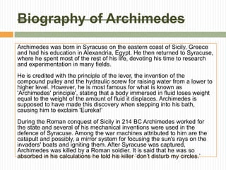 Archimedes | PPTX
