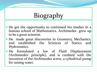 Archimedes | PPT