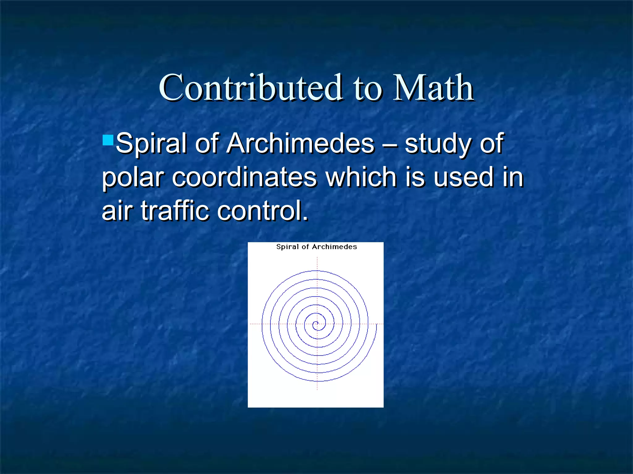 Archimedes | PPT | Physics | Science