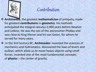 Archimedes | PPTX
