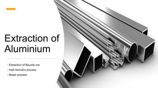Extraction of Aluminium | PPT