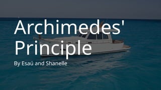 Archimedes principle.pptx Computación palafox | PPT