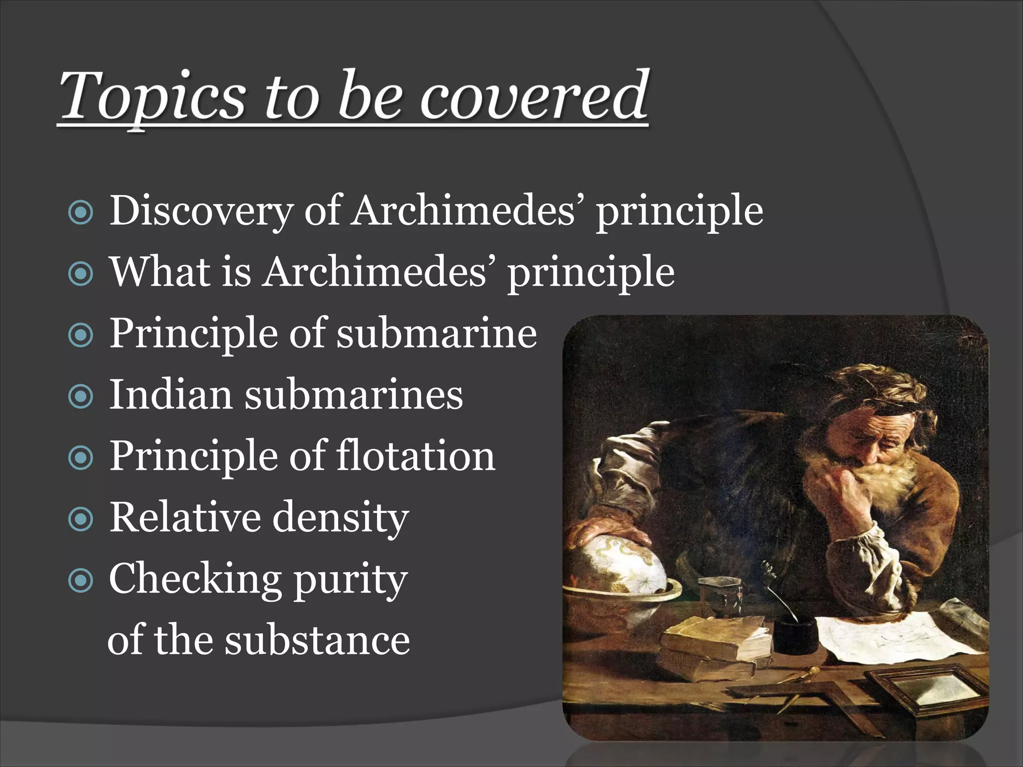 Archimedes' principle explained | PDF