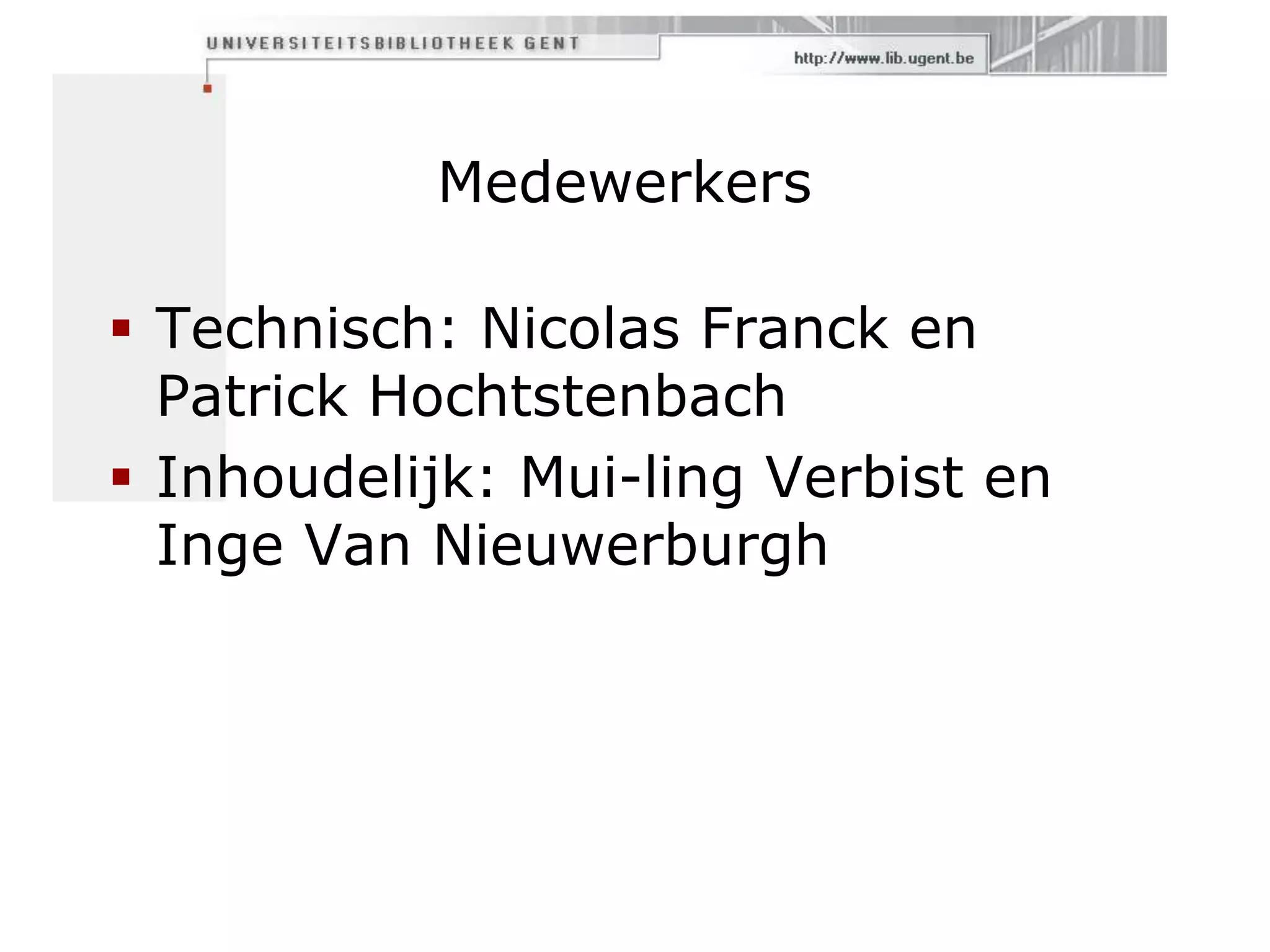 Duurzame ontsluiting in Archipel | PPT