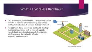 Wireless Backhaul | PPTX