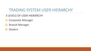 (NEAT System, BOLT system and trading system user- hierarchy).pptx