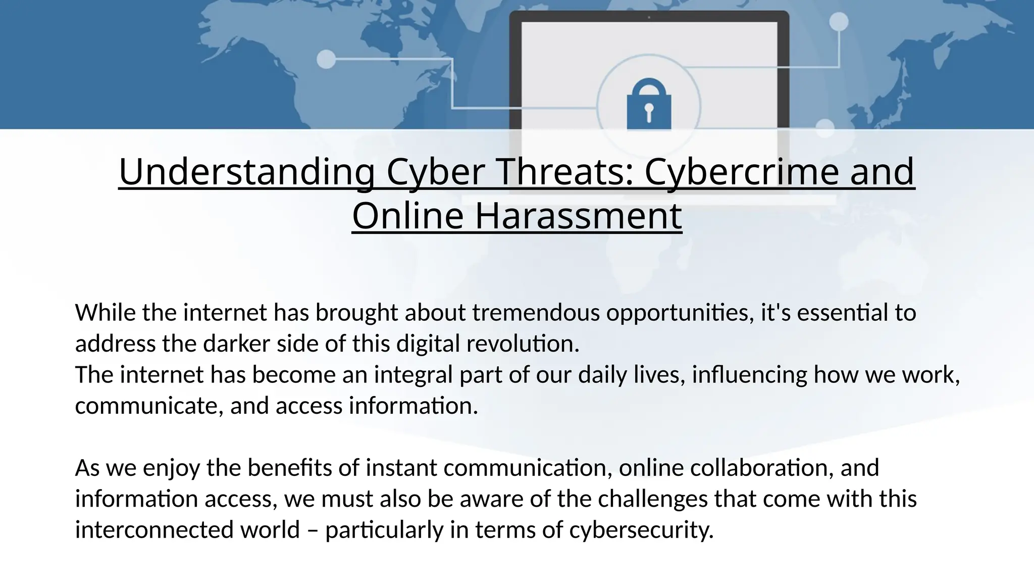 Understanding cyber threats presentation | PPT