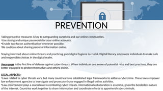 Understanding cyber threats presentation | PPTX