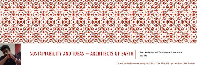 Archit 01 - Sustainable practices of architecture to a new begining. | PDF