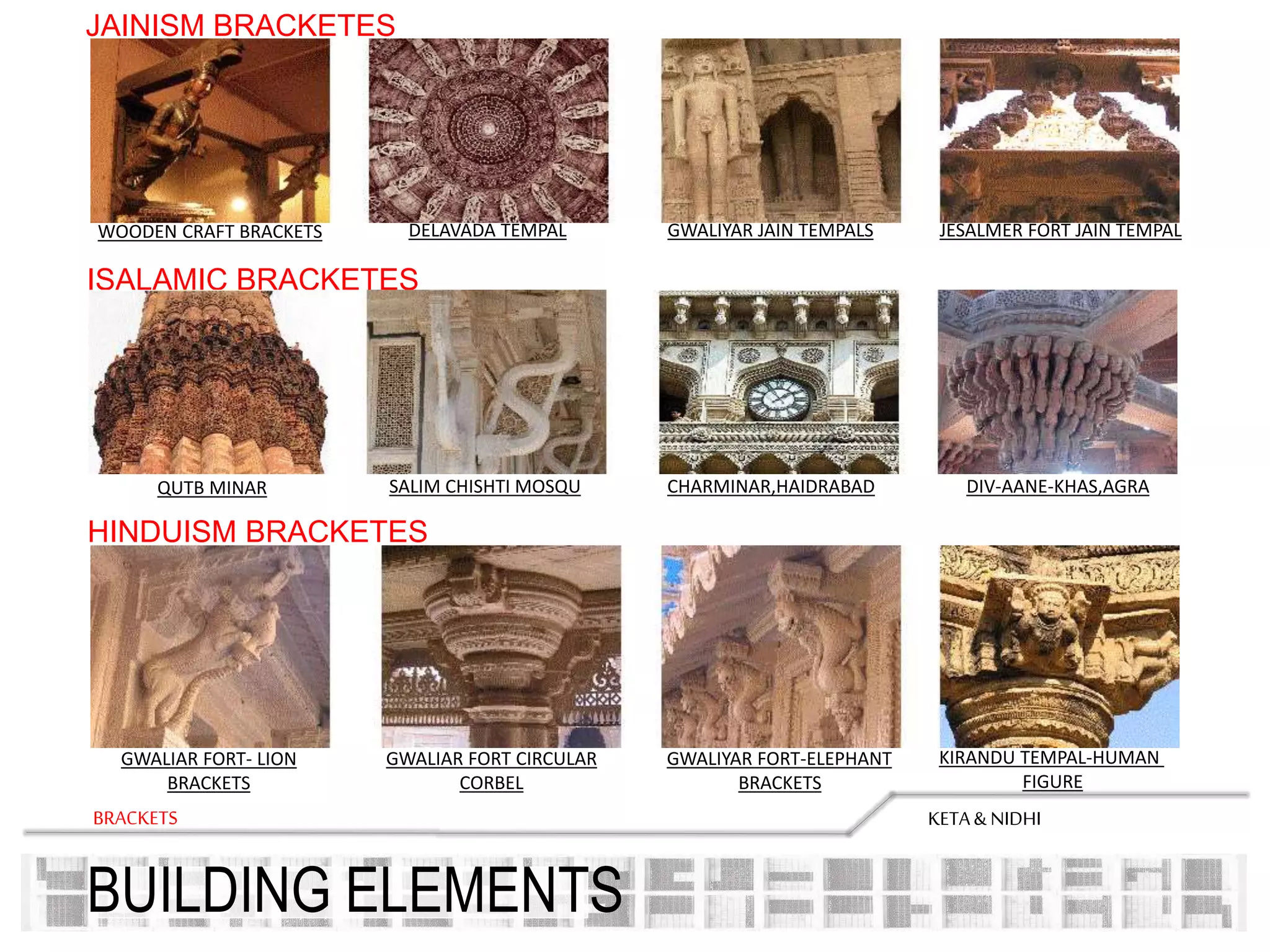 Architectural traditional building elements & hotels case study | PPT