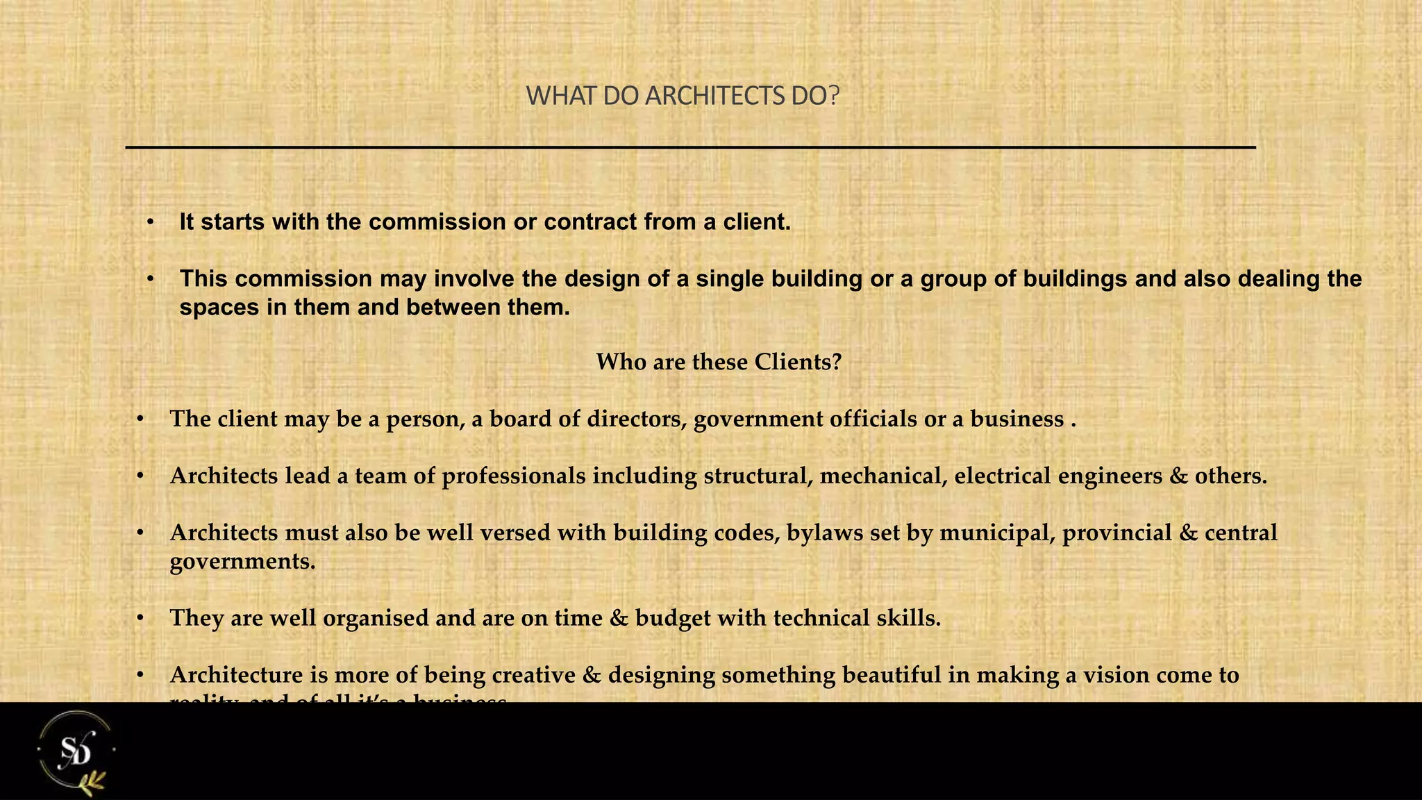 All About Architecture | Introduction to Emerging Architects ...