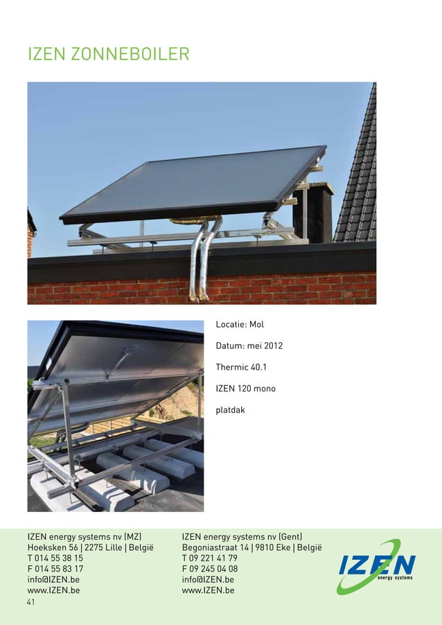 IZEN energy systems - Architectenmap 2013 | PDF