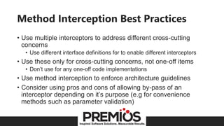 Architecting C Sharp for Cross Cutting Concerns | PPTX | Web Development | Internet