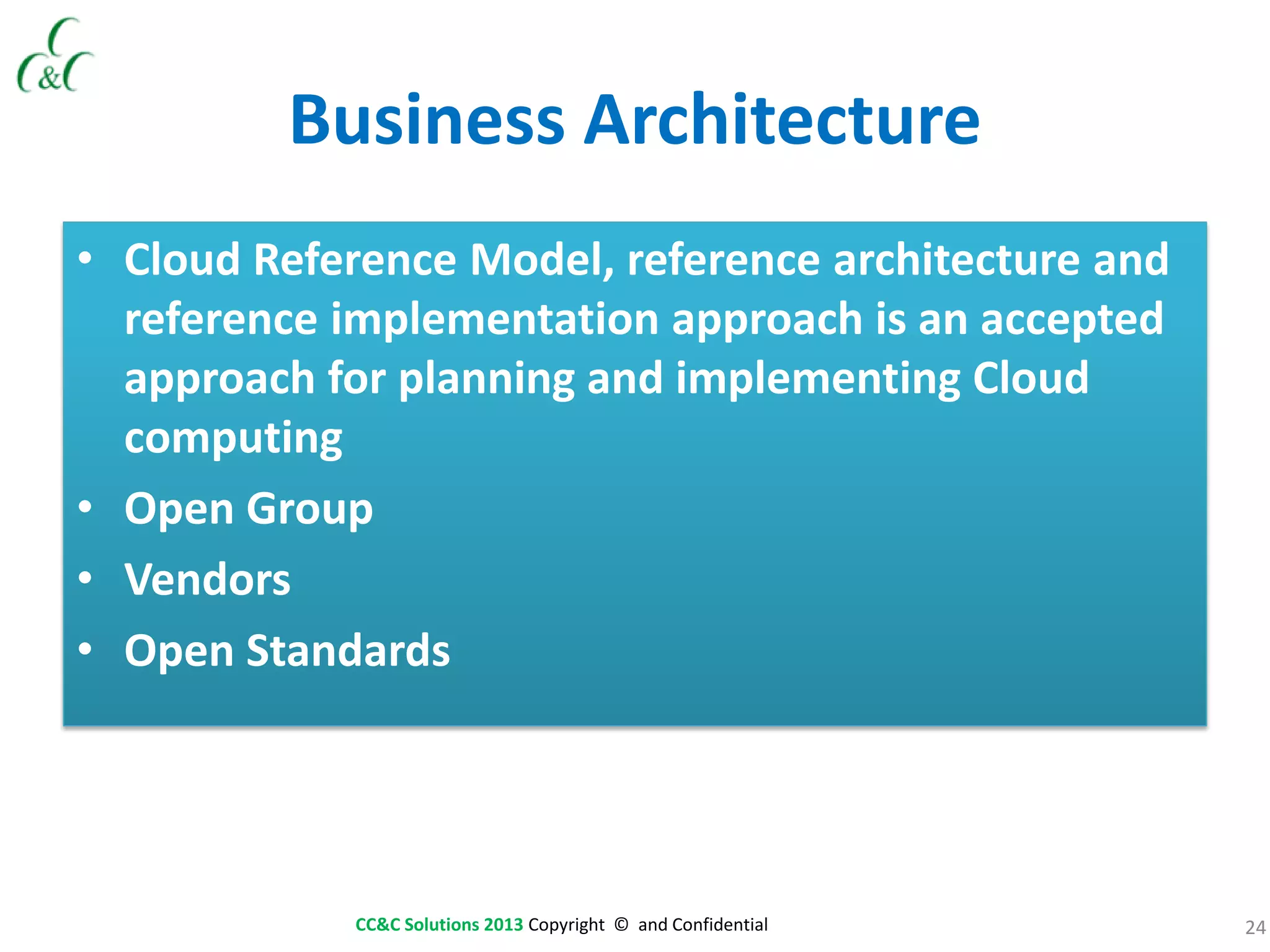 Architecting for the Cloud with TOGAF® | PDF