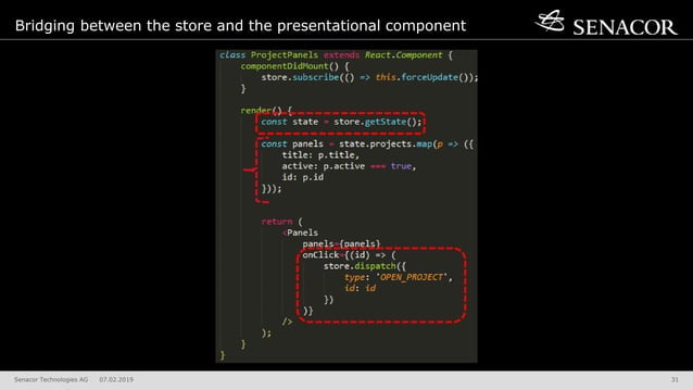 Architecting presentational and container components in React apps using Redux | PPTX