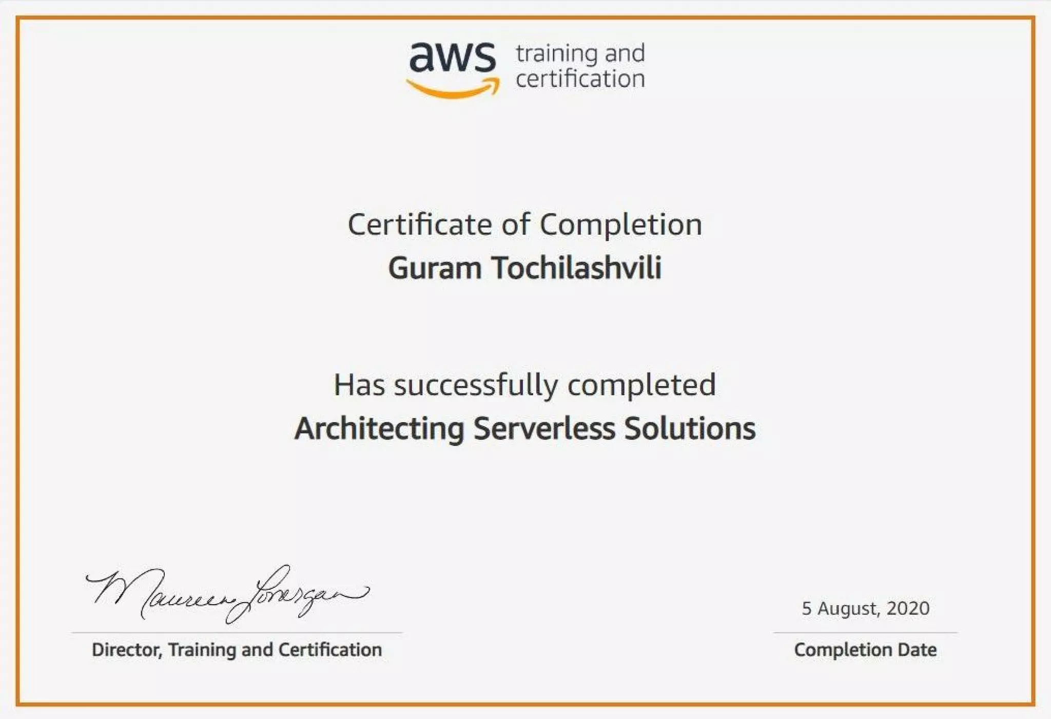 Architecting Serverless Solutions On AWS | PDF