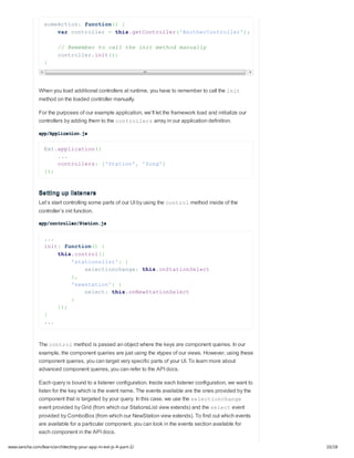 Architecting your app in ext js 4, part 2 learn sencha | PDF