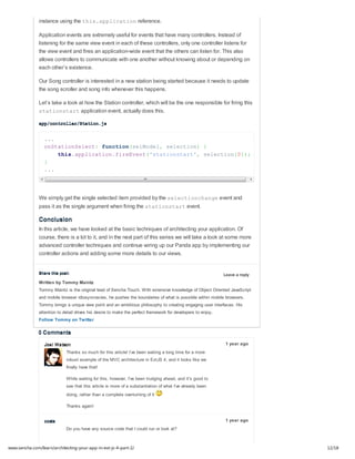 Architecting your app in ext js 4, part 2 learn sencha | PDF