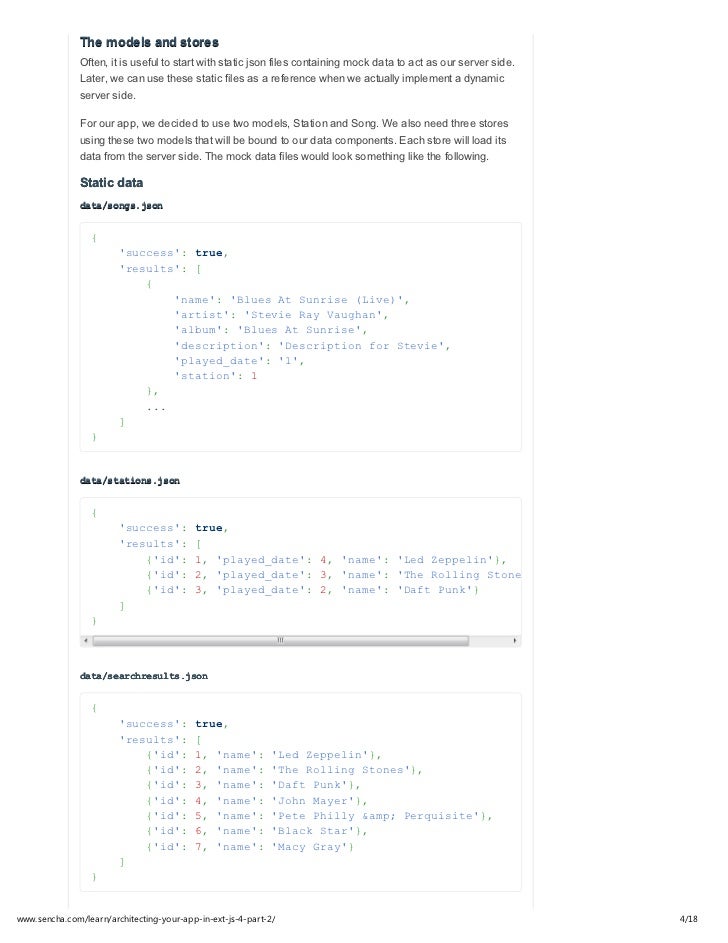 Architecting your app in ext js 4, part 2 learn sencha