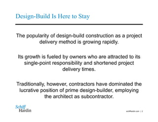 Architect-Led Design-Build: a PRACTICAL business plan | PPT