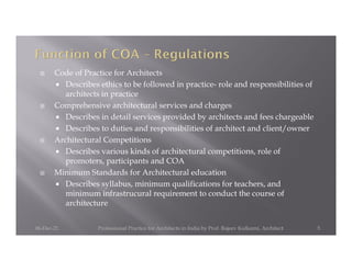 Architects act | PDF