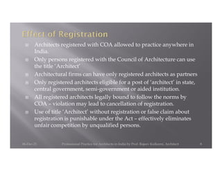 Architects act | PDF