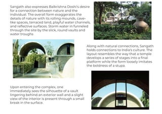 Sangath- An Architect's Office | PPTX