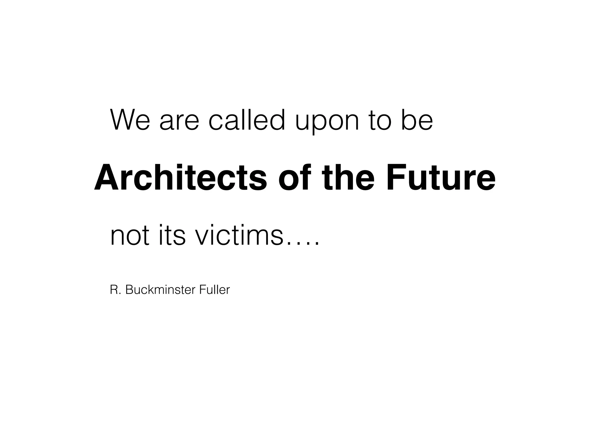 Nat Hunter & James Tooze - Architects of the Future | PDF