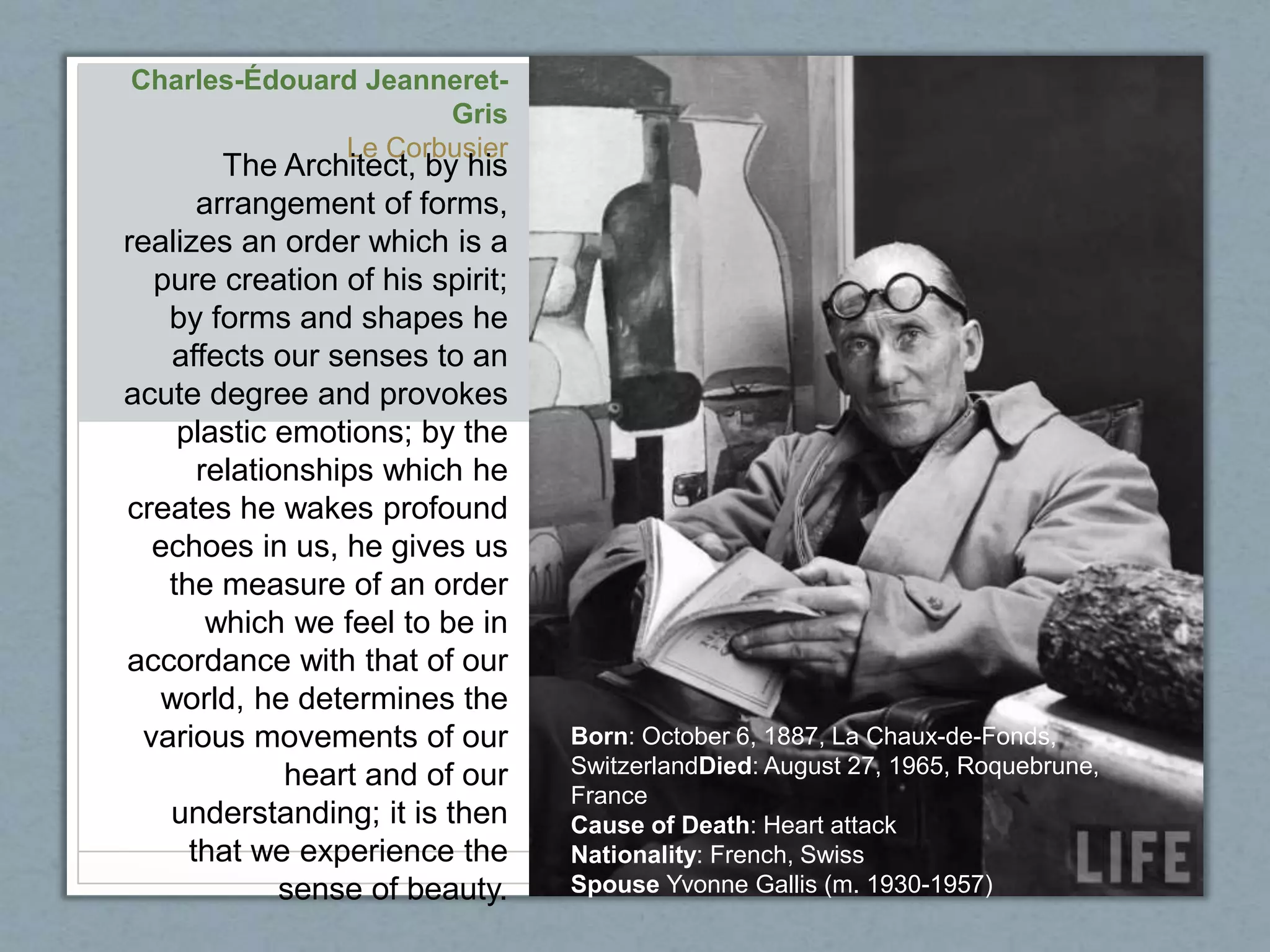 Architect's philosophy | PPTX
