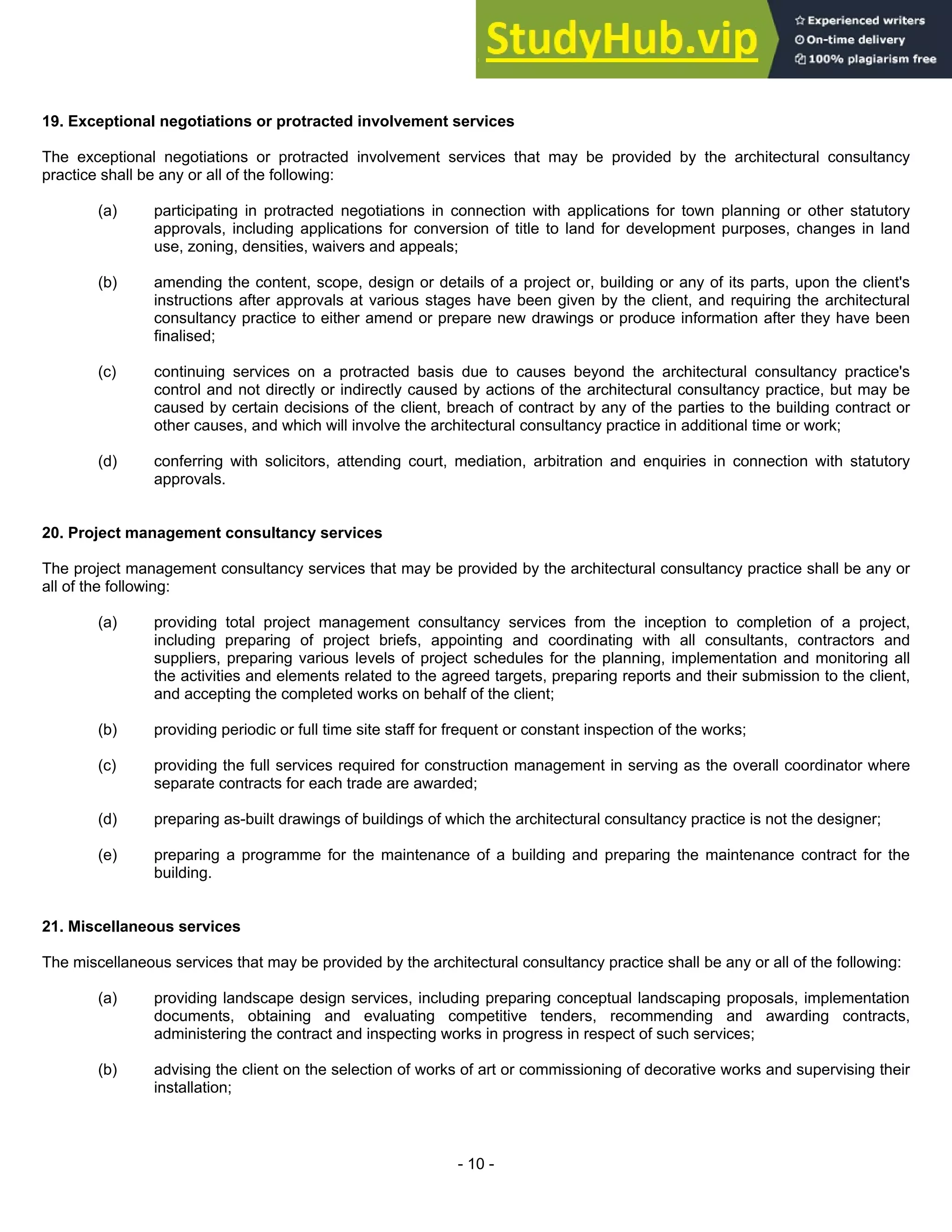 ARCHITECTS (SCALE OF MINIMUM FEES) RULES 2010 ARRANGEMENT OF RULES | PDF