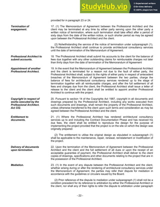 ARCHITECTS (SCALE OF MINIMUM FEES) RULES 2010 ARRANGEMENT OF RULES | PDF