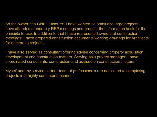 A ONE Outsource LLC | PPT