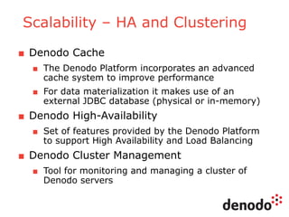 Denodo Data Virtualization Platform: Overview (session 1 from Architect to Architect webinar ...