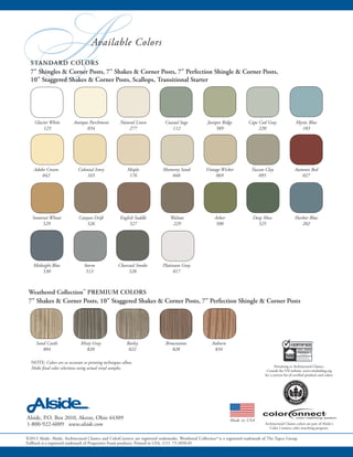 Alside Architectural classics | PDF