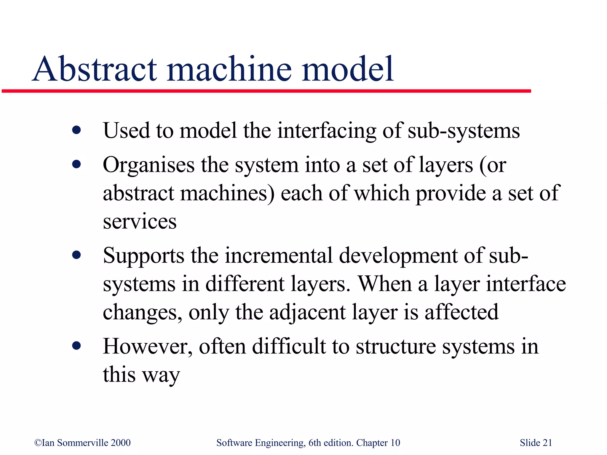 Architectural Design in Software Engineering SE10 | PPT