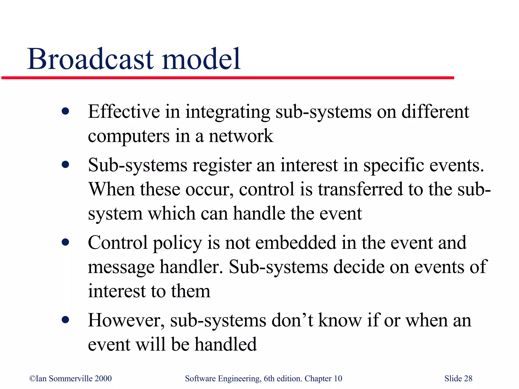 Architectural Design in Software Engineering SE10 | PPT