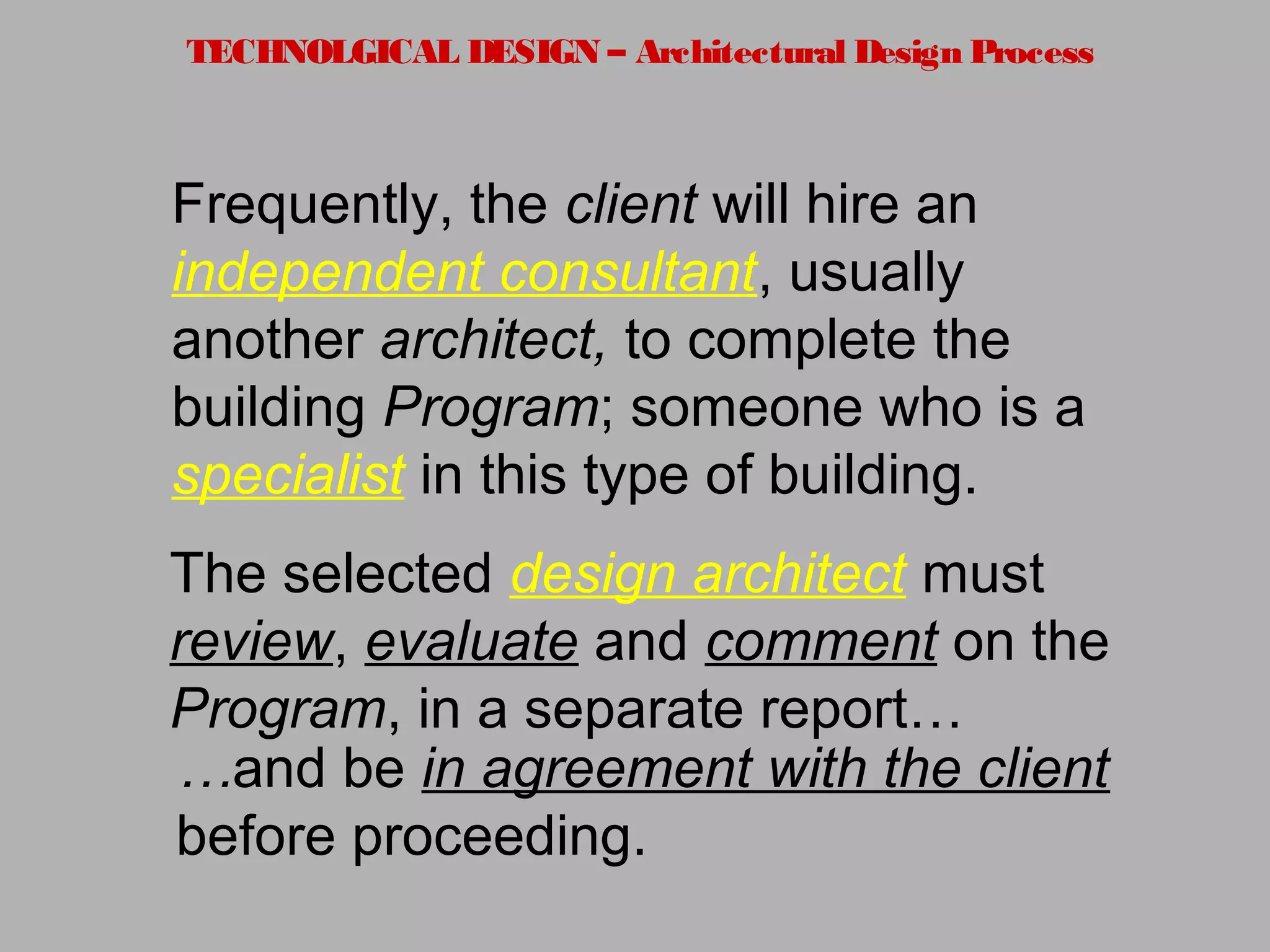Architectural design-process | PPT