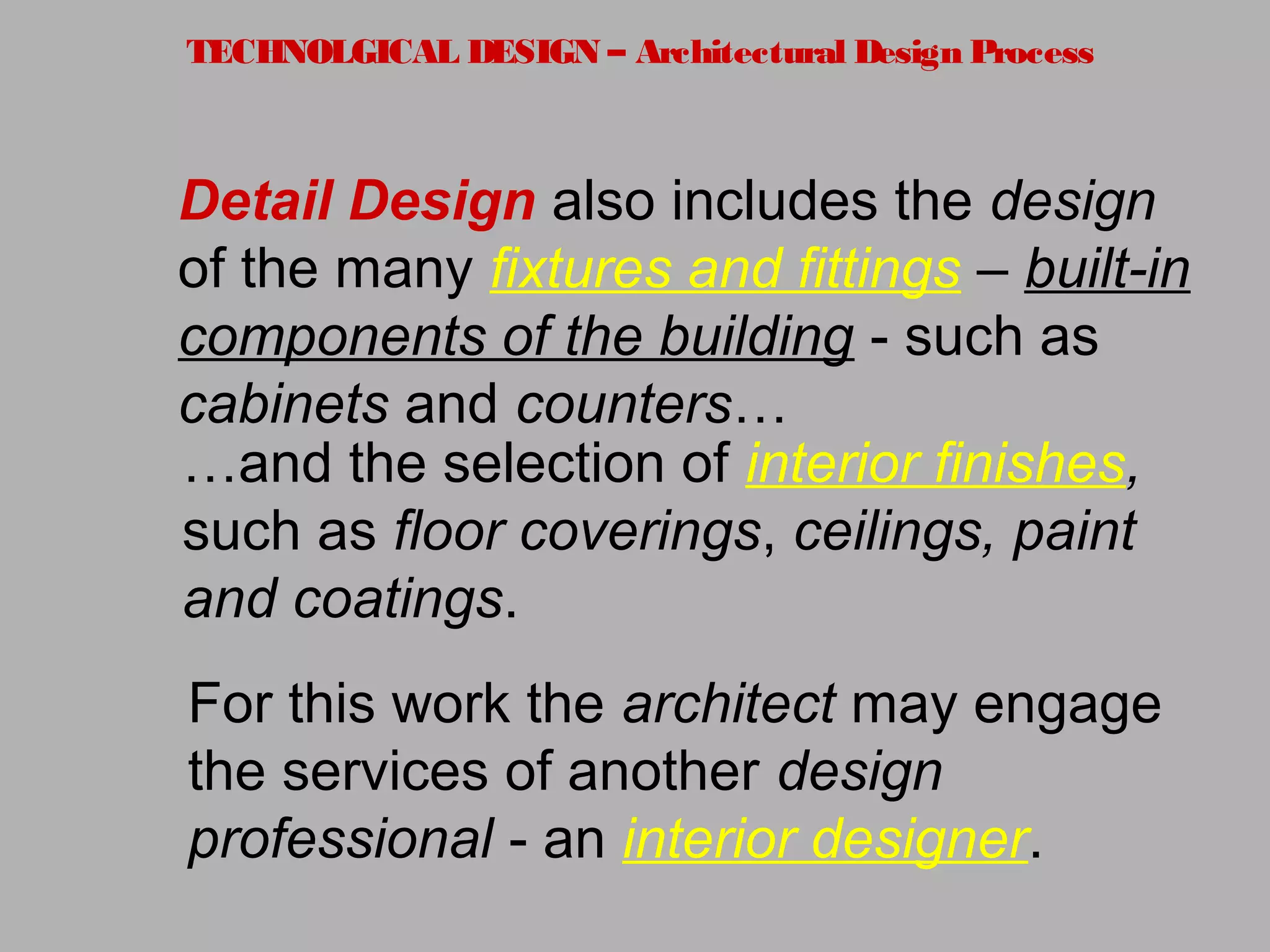 Architectural design-process | PPT