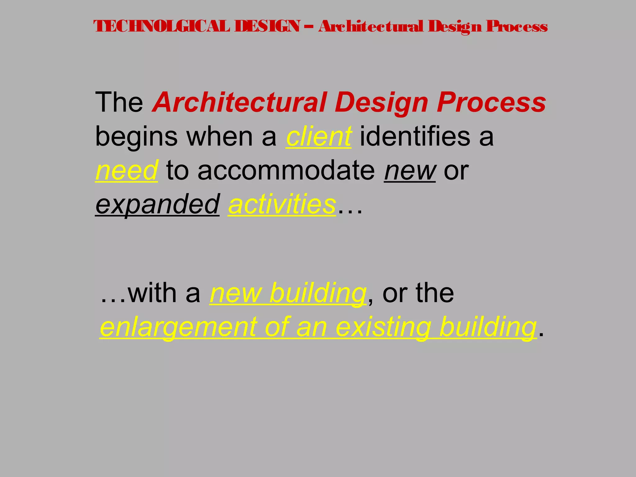 Architectural design-process | PPT