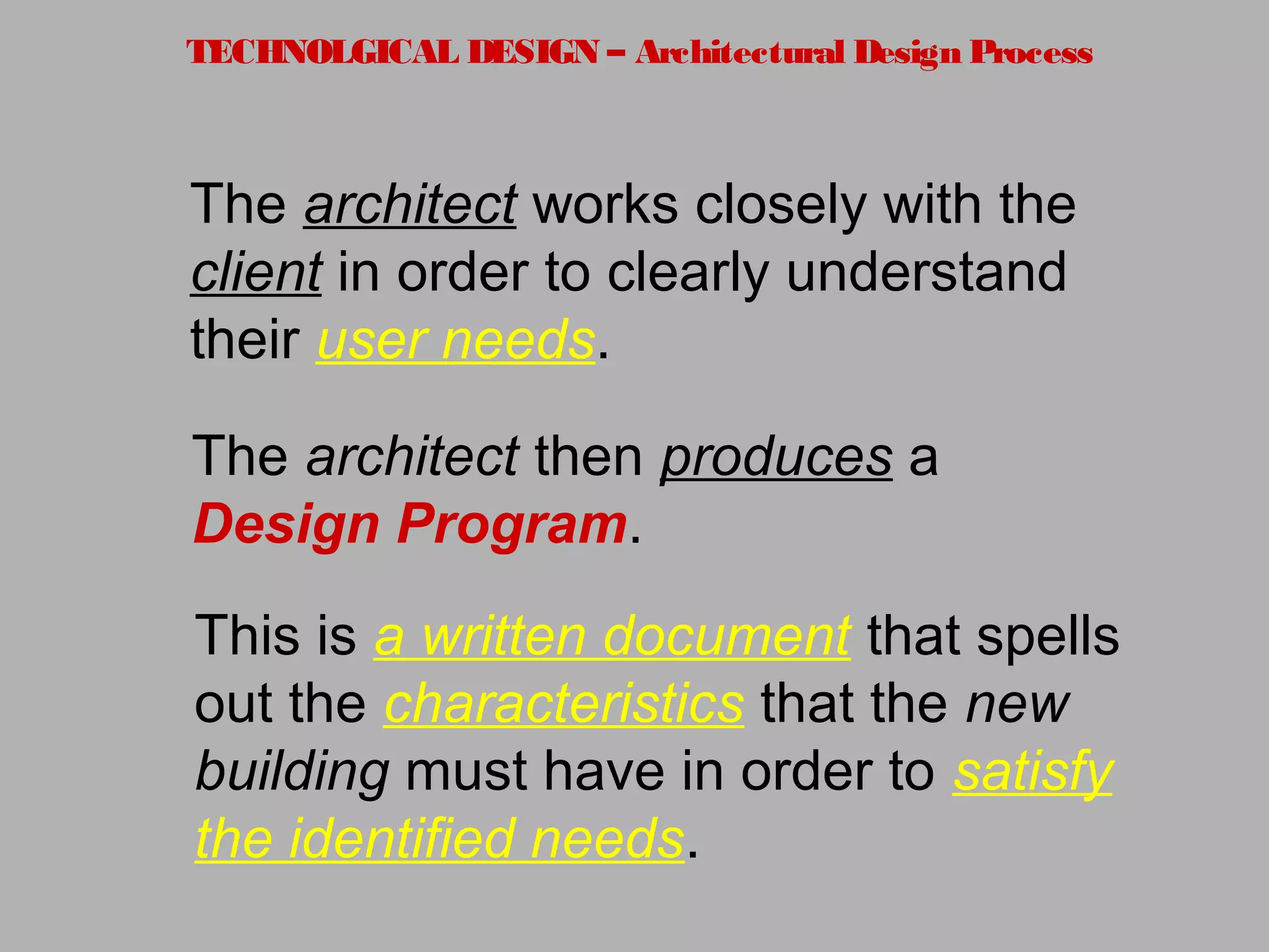 Architectural design-process | PPT