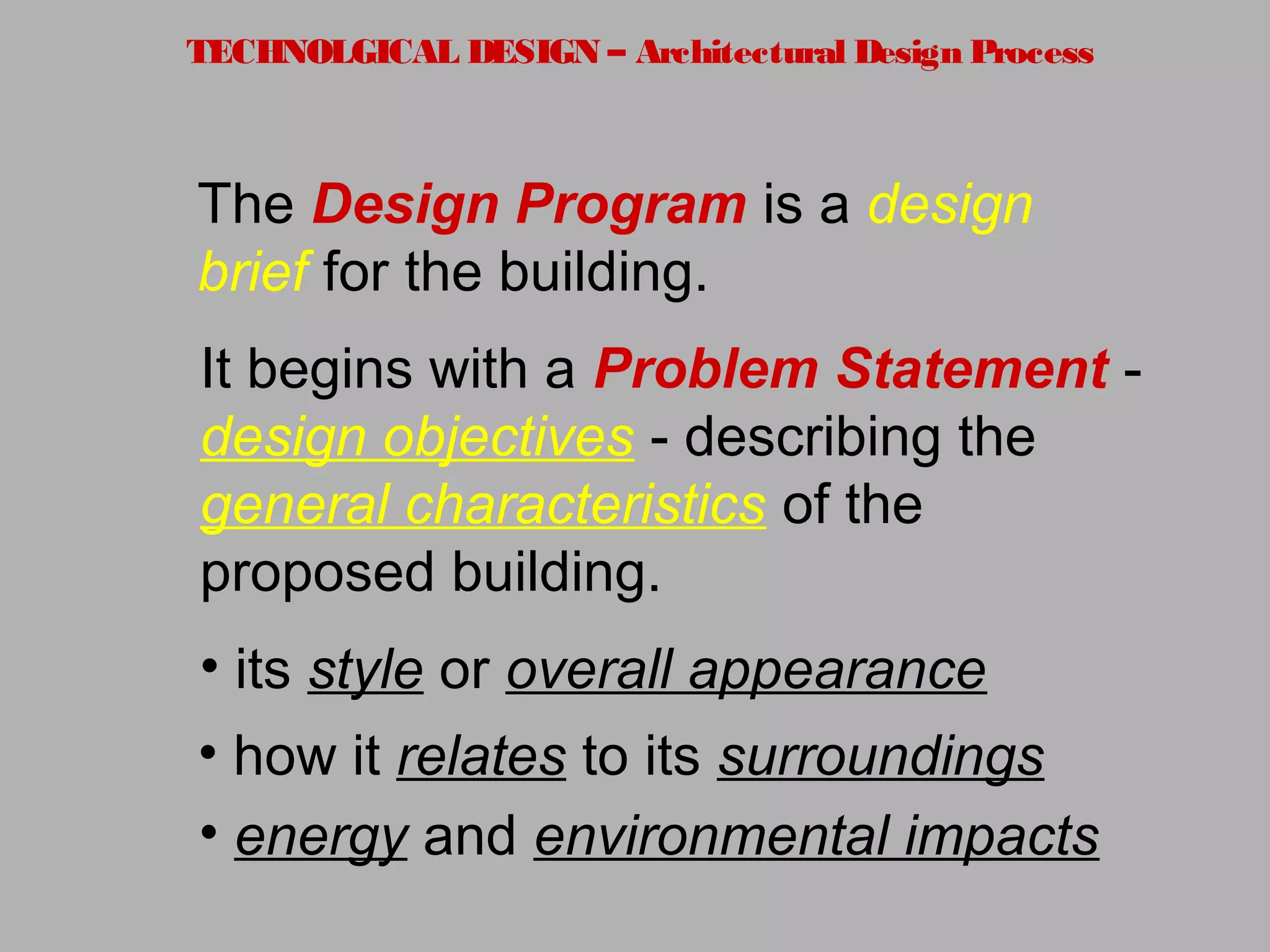 Architectural design-process | PPT