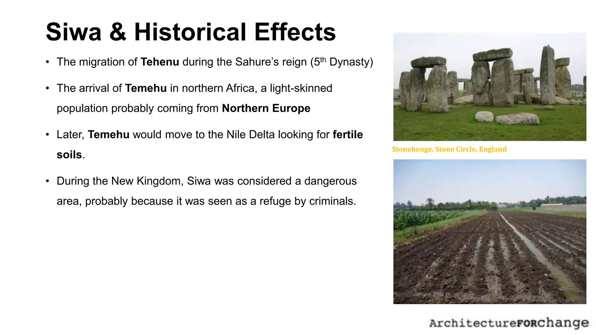 Historical Effects and Siwan Traditional Architecture | PPTX